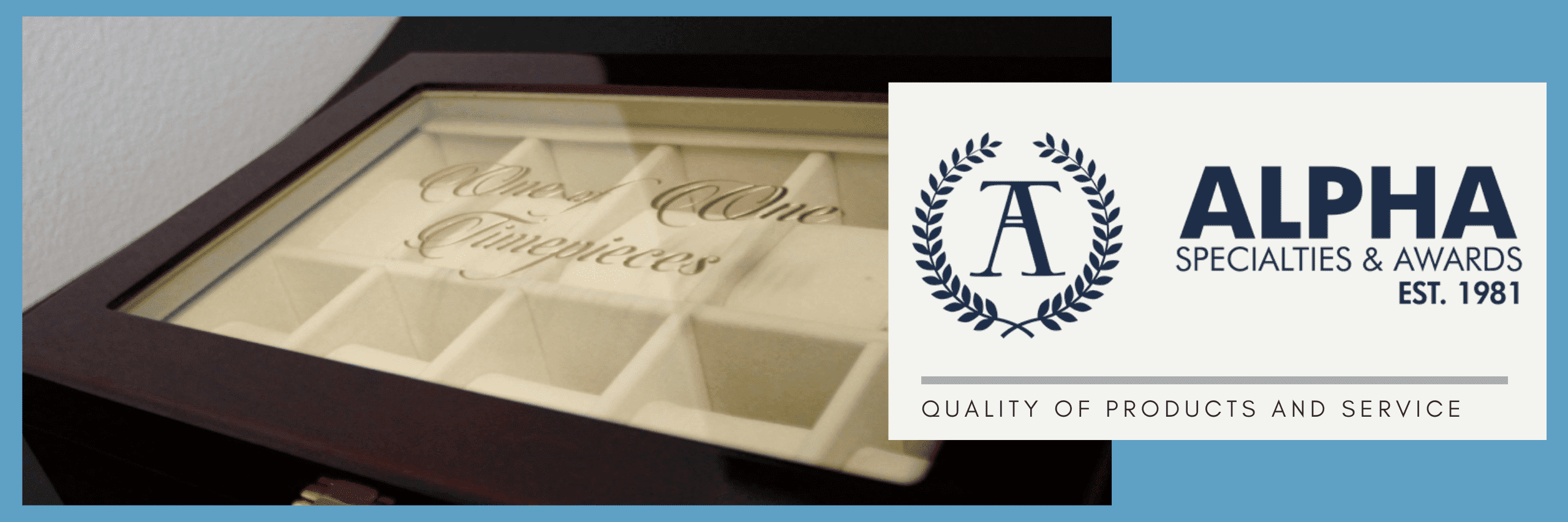 Alpha Specialties – Awards, Signs, Apparels and Promotionals Items.
